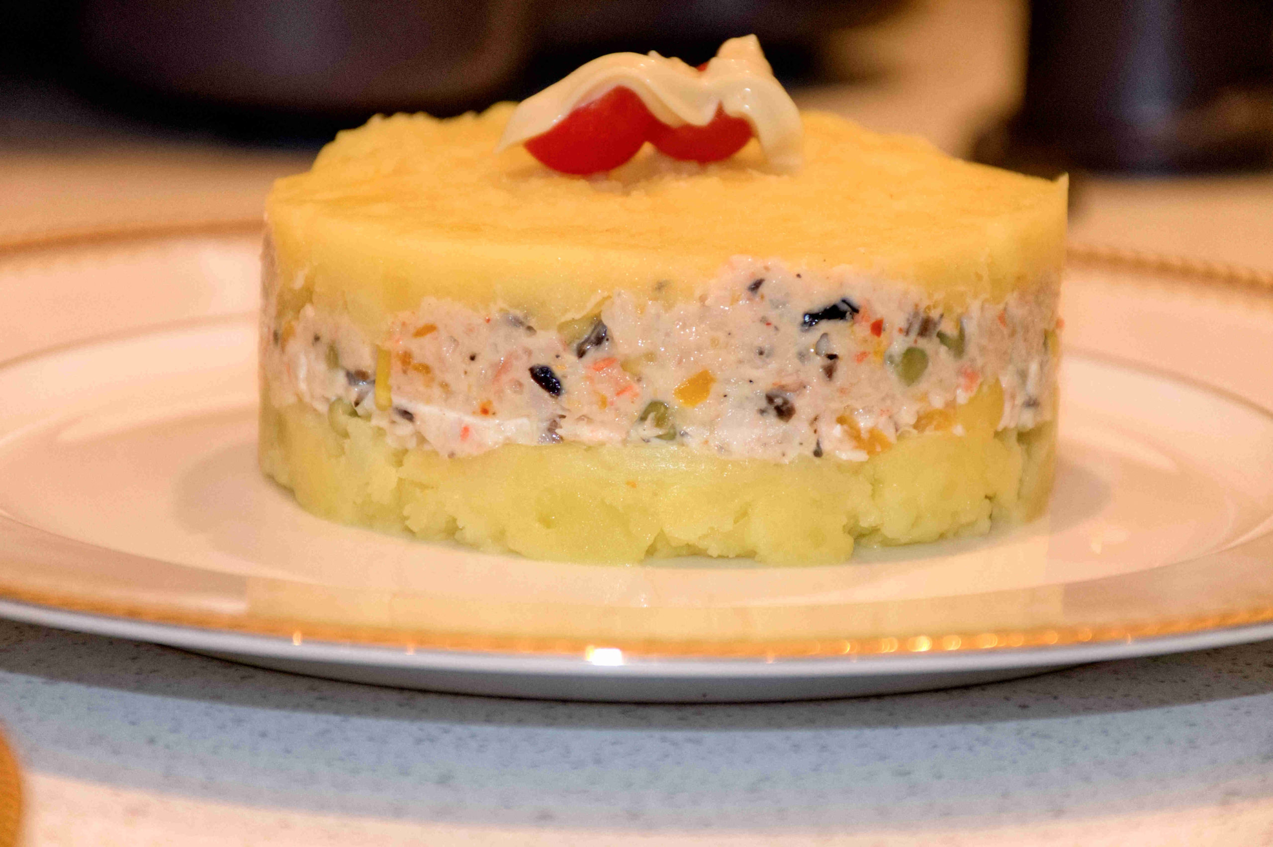 Causa rellena aux crevettes - Ma Cuillère Hispanique